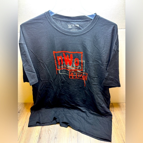 WWE | Shirts | Nwo New World Order Wrestling Black Wolfpack Tshirt Top ...